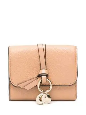 Chloé Small Alphabet Tri-fold Wallet - Neutrals
