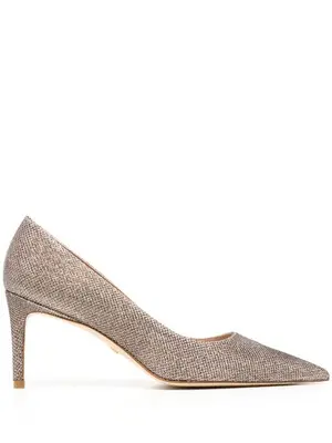 STUART WEITZMAN 50mm Glitter Pumps