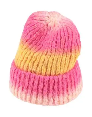 MSGM Knitted Beanie - Fuchsia