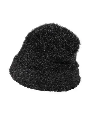 MSGM Knitted Metallic Beanie - Black