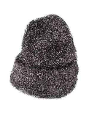 MSGM Knitted Metallic Beanie - Grey