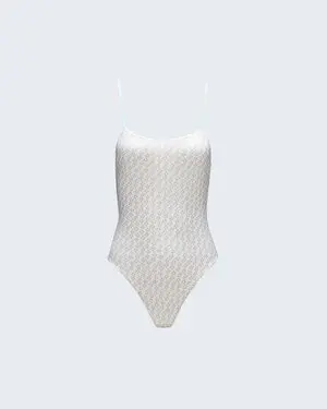 Perfect Moment Salinas Swimsuit - White