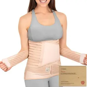 KEABABIES Revive 3-in-1 Postpartum Recovery Support Belt Classic Ivory