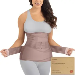 KEABABIES Revive 3-in-1 Postpartum Recovery Support Belt - Dusty Plum
