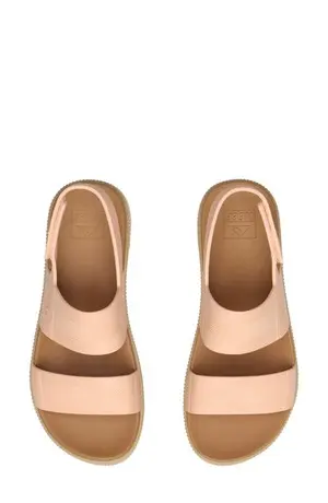Reef Water Vista Platform Slingback Sandal - Bellini/tan