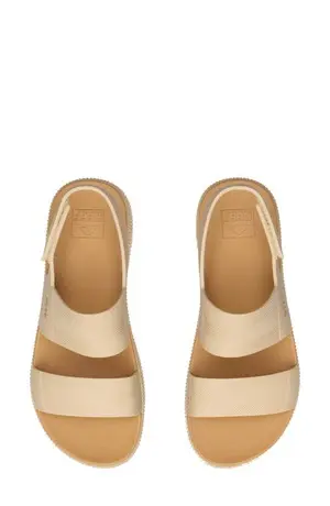 Reef Water Vista Platform Slingback Sandal - Seashell