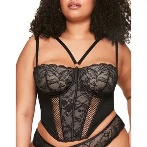 ADORE ME Dominika Contour Bustier Top - Black
