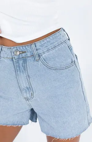 Princess Polly Laurena Denim Shorts