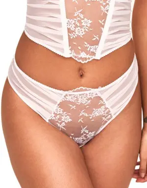 ADORE ME Avara High Cut Panties White