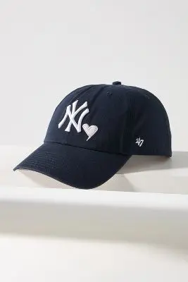 '47 Ny Yankees Icon Heart Baseball Cap Blue