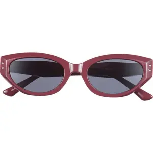 Bp. 50mm Oval Sunglasses - Burgundy