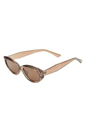 Bp. 50mm Oval Sunglasses - Clear Brown