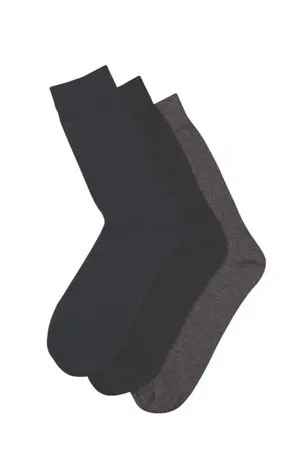 CHARLES TYRWHITT Charles Tyrwhitt Cotton Rich Socks - 3 Pack Multi