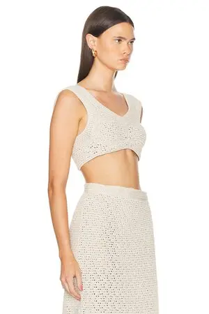 Bottega Veneta Bra Top In Beige