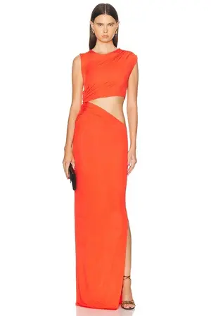 Atlein Cut Out Evening Dresses