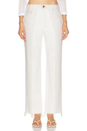 Moussy Vintage Raintrec Straight Jeans - White