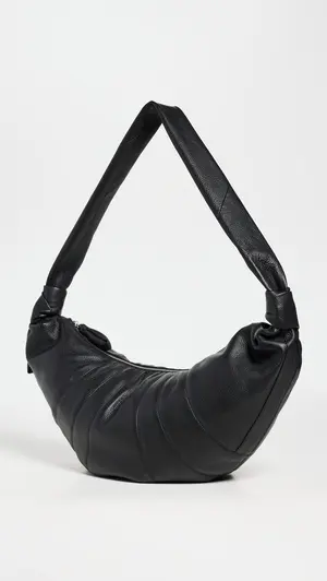 LEMAIRE Large Croissant Bag - Black