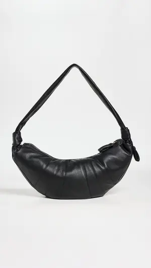 LEMAIRE Large Croissant Bag - Black