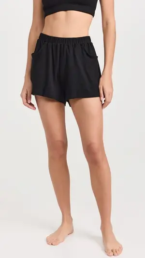 JOURNELLE Ribbed Jersey Shorts