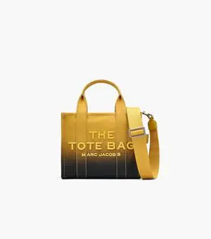 Marc Jacobs The Ombré Coated Canvas Small Tote Bag Black/citrine