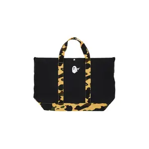 A BATHING APE Exclusive Camo Detail Tote Bag - Black