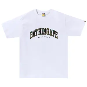 A BATHING APE 1st Camo Logo Tee /green - White