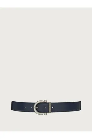 FERRAGAMO Reversible And Adjustable Belt - Black