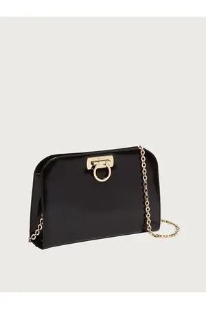 FERRAGAMO Diana Clutch - Black