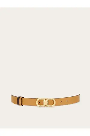 FERRAGAMO FERRAGAMO Reversible And Adjustable Gancini Belt Gold