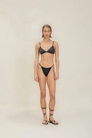 Devon Windsor Devon Windsor Addison Bikini Bottom Metallic
