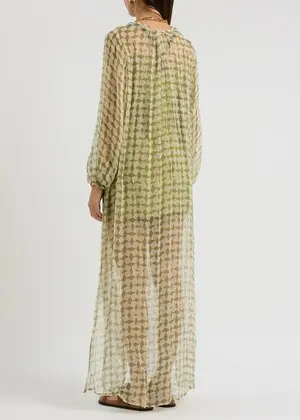 Cloe Cassandro Lea Printed Maxi Dress