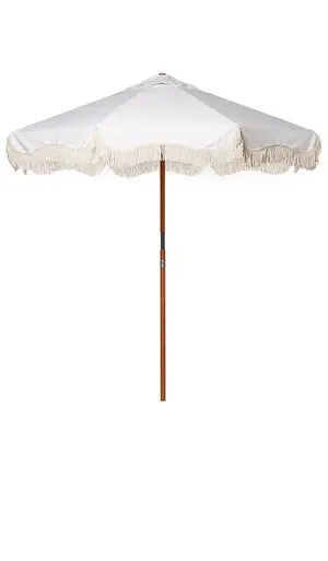 BUSINESS & PLEASURE Business & Pleasure Co. Market Umbrella In White. Antique White