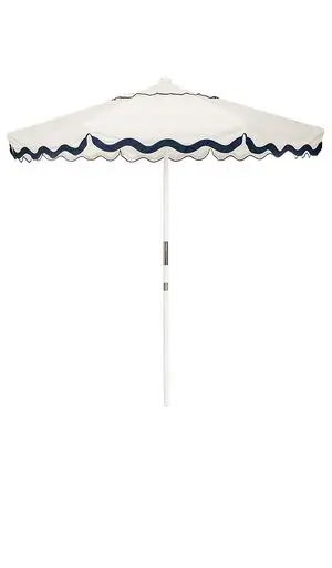 BUSINESS & PLEASURE Market Umbrella In White - Riviera White