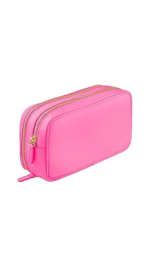 Stoney Clover Lane Double Zip Pouch - Bubblegum
