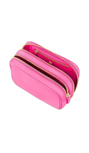 Stoney Clover Lane Double Zip Pouch - Bubblegum