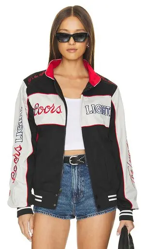 THE LAUNDRY ROOM Coors Light Racing Jacket In Black