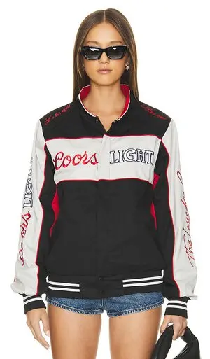 THE LAUNDRY ROOM Coors Light Racing Jacket In Black