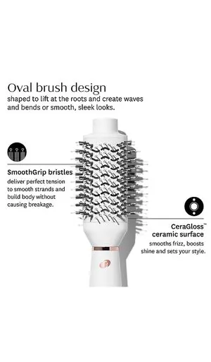 T3 Airebrush One-step Smoothing & Volumizing Hair Dryer Brush - N,a