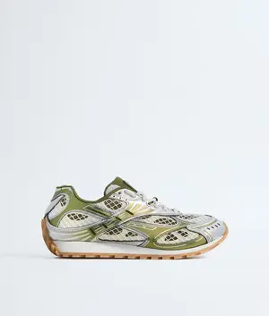 Bottega Veneta Orbit Sneaker - Mud/white