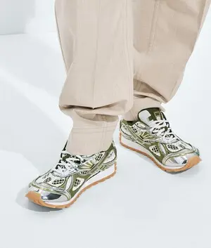 Bottega Veneta Orbit Sneaker - Mud/white
