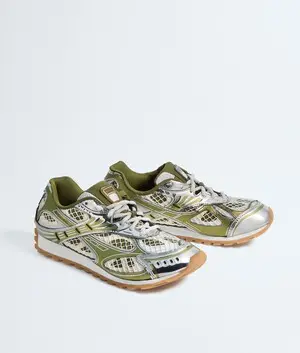Bottega Veneta Orbit Sneaker - Mud/white