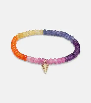 SYDNEY EVAN Ice Cream Cone Charm Bracelet - Multicoloured
