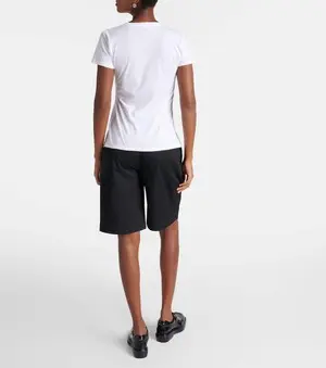 NILI LOTAN Carol Cotton Jersey T-shirt - White