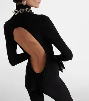 Norma Kamali Open-back Catsuit
