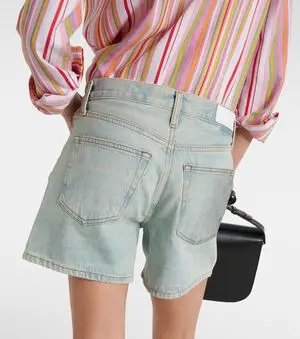 RE/DONE Mid-rise Denim Shorts