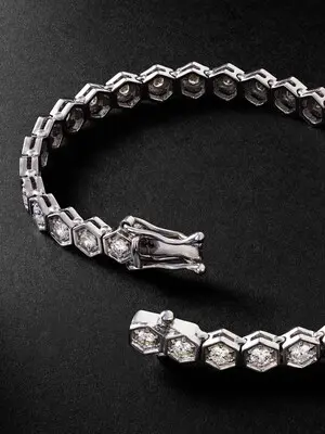 KOLOURS JEWELRY Hexagon Xxlarge -karat Gold Diamond Bracelet