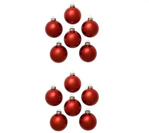 WHITEHURST Set Of 2.75' Pearl Finish Glass Ornament - One-color