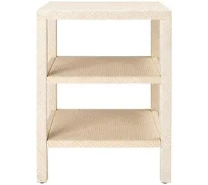 SAFAVIEH Apis Raffia 2 Shlf Accent Table