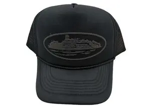 Corteiz Alcatraz Premium Trucker - Black | Editorialist