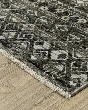 ORIENTAL WEAVERS Chamberlain Ch07c Area Rug, 5'3 X 7'6 - Black
